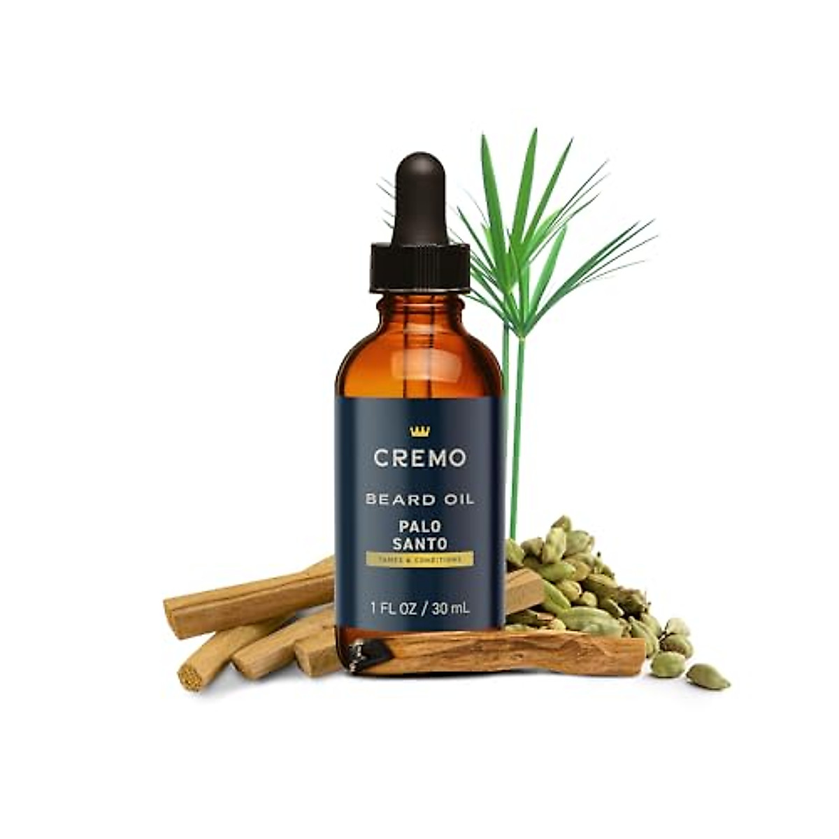 Cremo Beard Oil, Palo Santo (Reserve Collection), 1 fl oz - Restore Natural Moisture and Soften Your Beard To Help Relieve Beard Itch