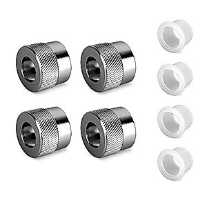 Replacement Set for Geekpure 12 GPM Ultraviolet Filter– Pack of 8 (4 x Silicon Stoper O ring and 4 x Aluminum End Cap)