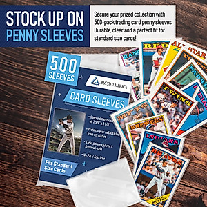 Standard Card Sleeves 500pk | Penny Sleeves. Baseball Card Sleeves. Soft Trading Card Sleeve. Penny Sleeves for Trading Cards. Plastic Card Sleeves. Ultra Clear Card Sleeves. Pro Sports Card Sleeves.