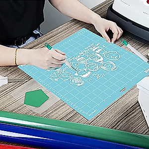 Cutting Mat for Cricuts, FOME 4PCS Standard Adhesive Grip Cutting Mat 12x12 inch Standard Adhesive Sticky Quilting Replacement Cut Mats for Cricuts Maker 3/Maker/Explore 3/Air 2/Air/One