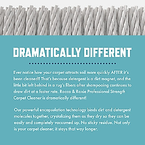 Rocco & Roxie Carpet Cleaner Solution for Pets - Use In Any Carpet Shampooer Machine - Deep Cleaning For Everyday Dog Odor On Carpets, Couch, Upholstery, and Rugs