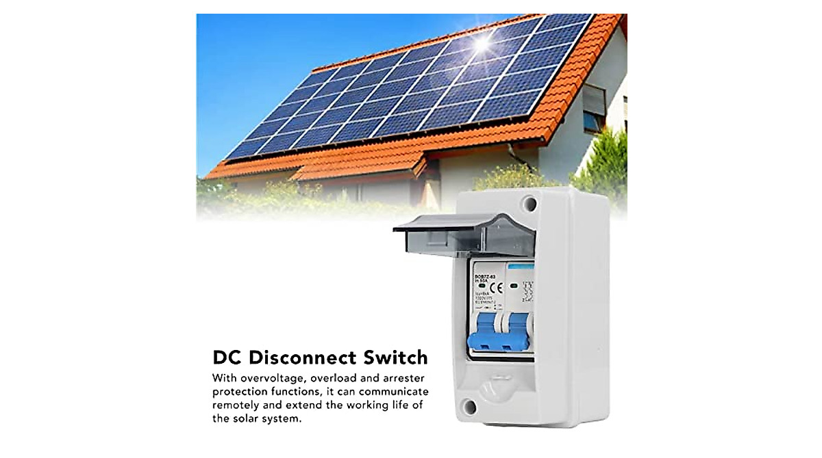 DC1000V 50A Disconnect Switch Solar Photovoltaic DC Distribution Box ...