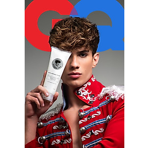 Avenue Man Curl Defining Cream - improved Formula- Natural & Flexible Hold with Herbal Extracts for All Hair Types - Paraben Free & Sulfate Free