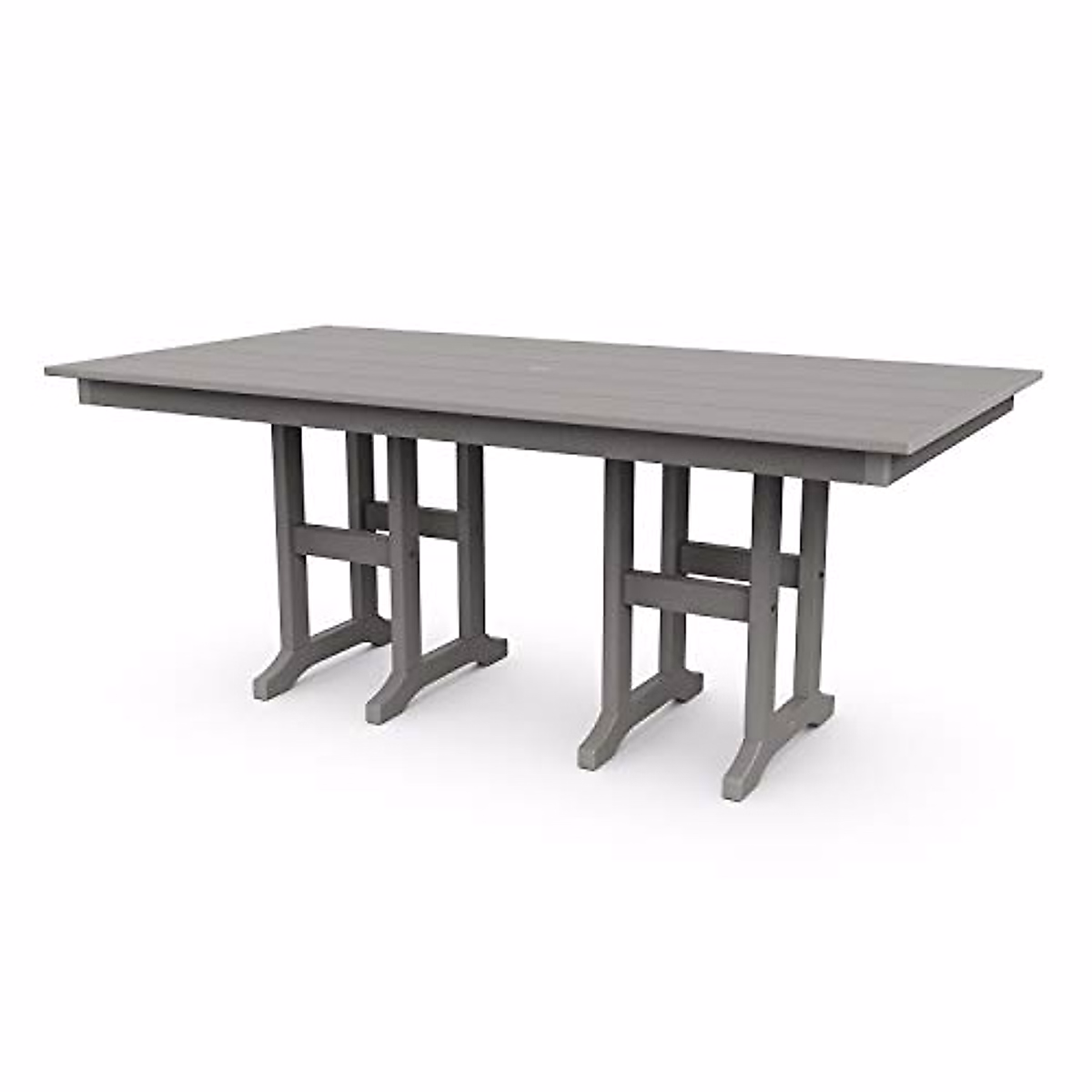 POLYWOOD® Lakeside Dining Table, Slate Grey