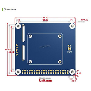 2-DOF Pan-Tilt HAT Onboard PCA9685 PWM Chip TSL25911FN Light Sensor Control Camera Movement Sense Light Intensity Via I2C Interface for Raspberry Pi 4 3 2 Model B+ B Zero W WH Jetson Nano @XYGStudy