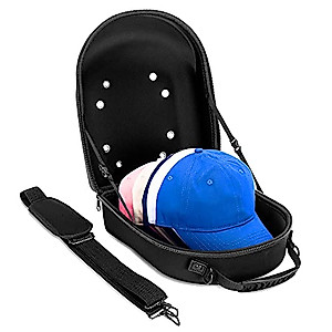 ToVii Hat Case, Hat Travel Case for Baseball Caps Hat Case for Travel Hat Bag Men Hat Box Travel Case Women Hat Carrier Case Travel Hat Holder Hat Storage - Cap Carrier 2-6