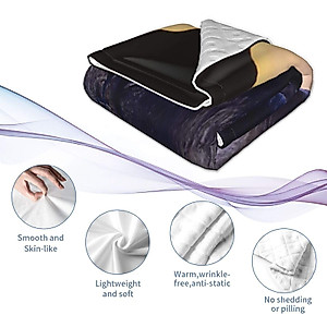 Halloween Unisex Baby Blanket Super Soft Reversible Nursery, Swaddle Stroller Infant & Toddler Bedding for Kids 30 x 40 Inch(76x102cm)