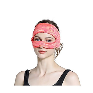 MCOCO Home VR Eye Mask Cover Breathable Sweat Band Adjustable Sizes HMD Padding for VR Workouts Supernatual with Virtual Reality Headsets (3pcs) (Black+Blue+Orange)