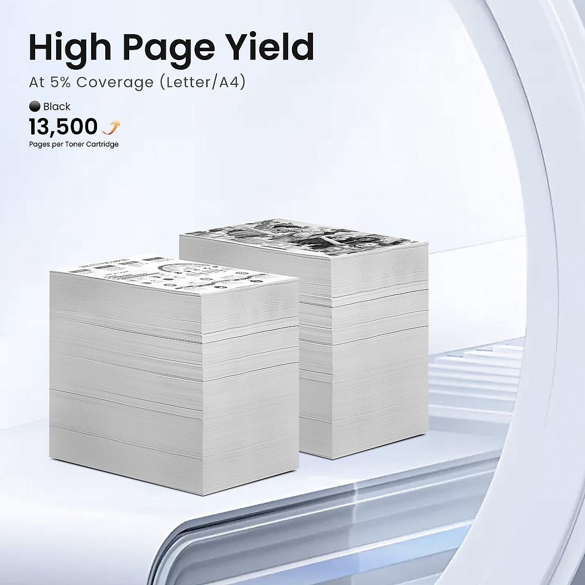 651A CE340A Black Toner Cartridge Replacement for HP Enterprise 700 Color MFP M775 M775dn M775f M775z M775z+ Printer (Black, 1-Pack)