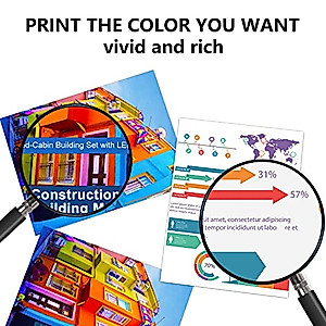 1250 Toner Cartridges High Yield 4 Pack (Black, Cyan, Magenta, Yellow) Tanfejr Compatible 810WH C5GC3 XMX5D WM2JC Toner Replacement for Dell C1765nf 1350cnw 1355cn 1355cnw Printer