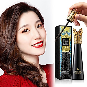 Fujiuia Two Faced Mascara Better than Sex Eyelash Long Black Smudge-Proof 4D Clump-Free Lash Application Silk Volumizing Fiber Lasting Waterproofs Thickening Natural Bad (A, One Size)