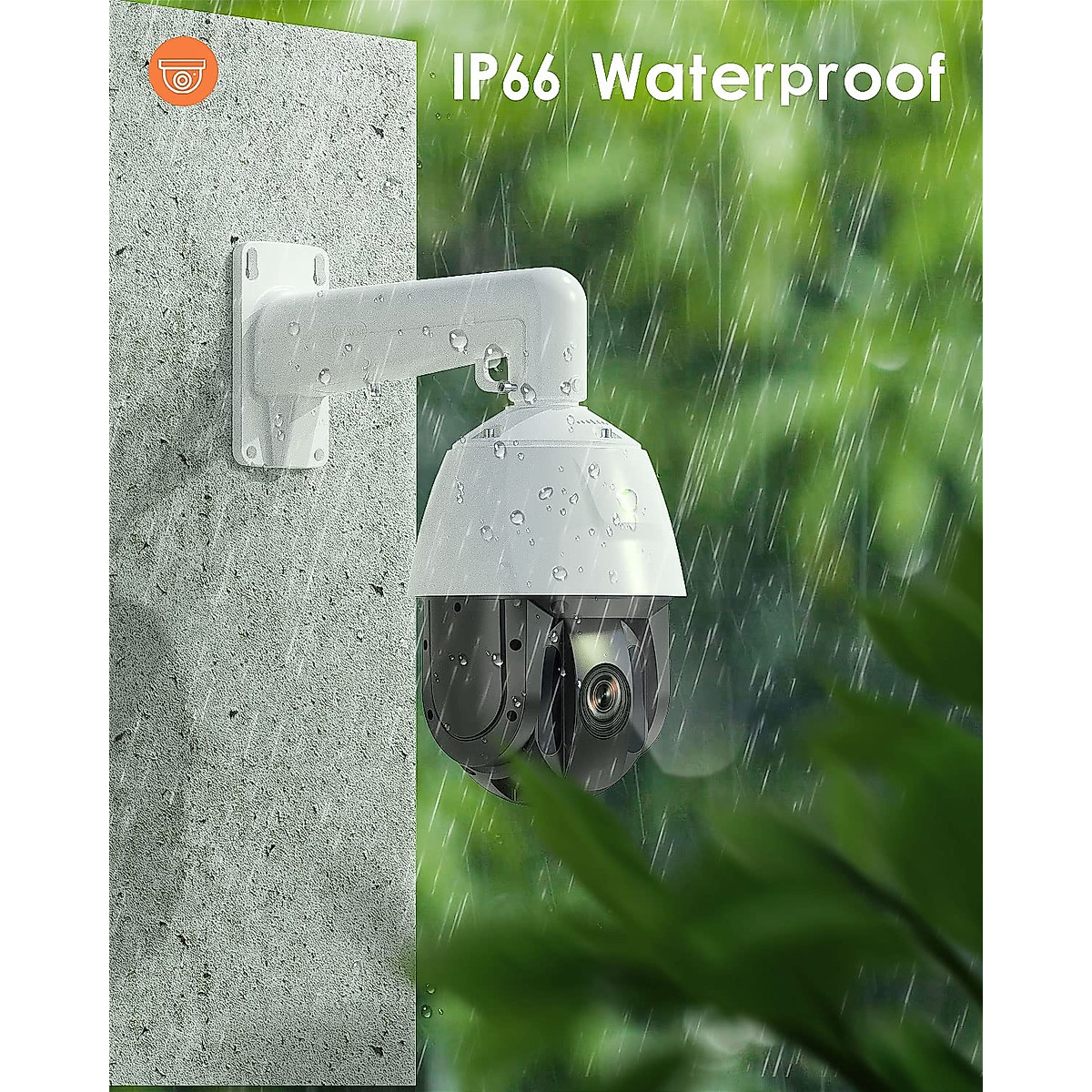 DS-2DE5432IWG-E HIK 5 Inch 4MP PTZ IP Camera with Auto Tracking, Indoor Outdoor PoE Network Camera with 32X Optical Zoom, DarkFighter, Human/Vehicle Detection, IR 492ft Night Vision, Face Capture