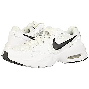 Nike Women's Air Max Fusion Sneaker White Black CJ1671-100 (White/Black, us_Footwear_Size_System, Adult, Women, Numeric, Medium, Numeric_9)