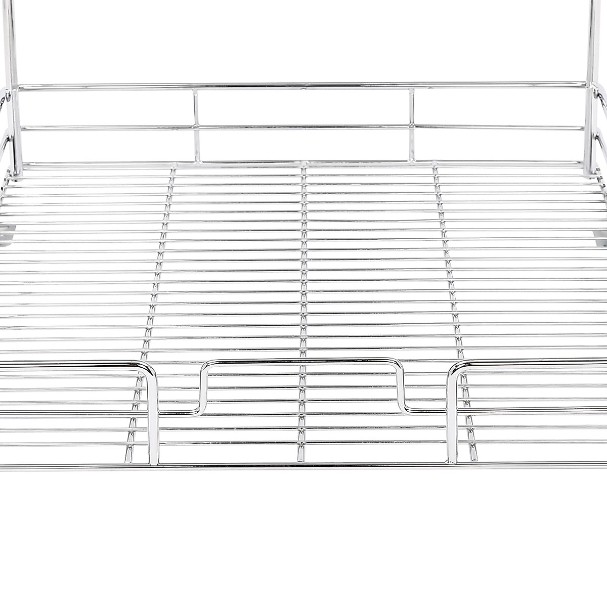 Sink Organizer and Storage,Multi-Purpose Cabinet Organizer,2-Tier Cabinet Pull Out Shelves,Pull Out Cabinet Organizer,Kitchen Helper,for Bathroom,Laundry Room,Kitchen,Pantry(Silver,21.5*19.5*15in)