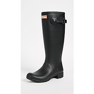 HUNTER Original Tour Packable Boot Black Matte 9 M