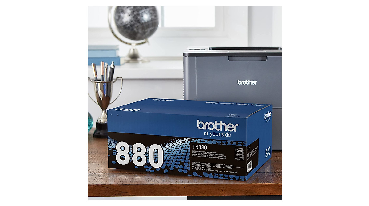 Brother TN-880 2-Pack High Yield Black Laser Toner - Reliable & Cost ...