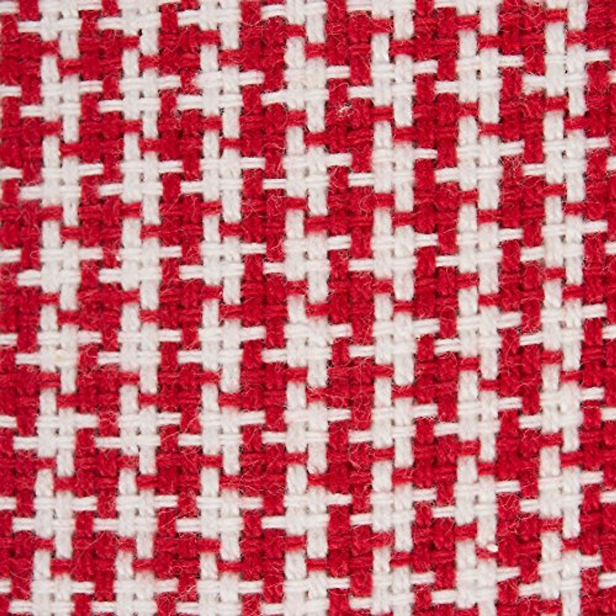 DII Heavy Duty Kitchen Towels Collection Long Lasting Quality, Cotton Dish Towel, 18x28; Dish Cloth, 13x13, Holiday Red Checks, 6 Piece