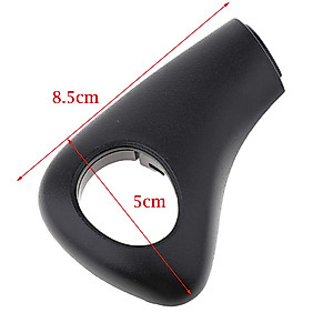 LEIMO KPARTS 54132-SDA-A81 Shifter Shift Button Knob Repair Kit + 54141-SDA-A81 Shift Knob Side Plate for 2003-2006 Honda Accord