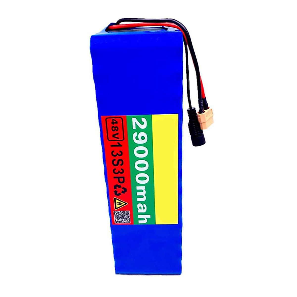 CSTAL 48V 29Ah 13S3P Lithium Ion Electric Bike Battery, with 54.6V 2A Charger, for 350W 500W 750W 1000W Electric Bicycle Scooter Motor