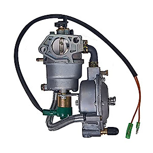Mikatesi manual choke GX390 188F Generator Dual Fuel Carburetor LPG CNG Conversion Kit for Honda GX390 188F 4.5KW-6.5KW Gasoline Generator Replace For Predator 7000 8500 8750 9000 Generator