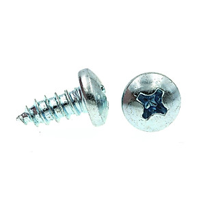 Prime-Line 9019529 Sheet Metal Screw, Self-Tapping, Pan Head Phillips, #8 X 3/8 in, Zinc Plated Steel, Pack of 75