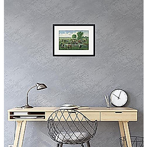 Imagekind Framed Print Entitled, Handcart Pioneers C. C. A. Christensen by Celestial Images | 28x22