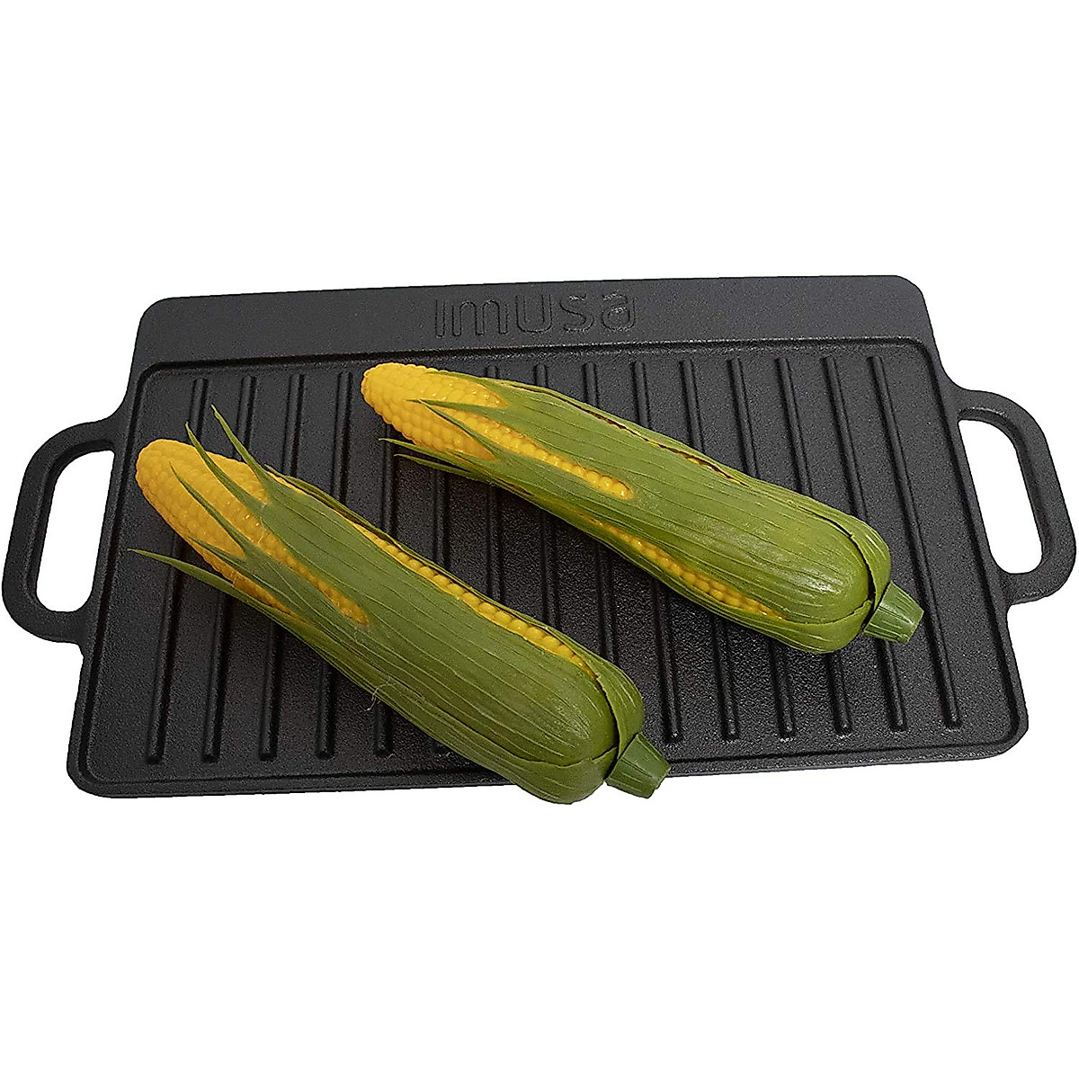 IMUSA USA CORONA-189Y 12.5" Cast Iron Reversible Griddle