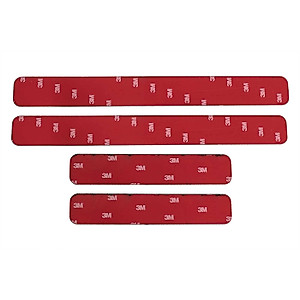 Blue Oval Industries OEM Black Chrome Front and Rear Door Sill Step Plates for 2021-2024 Bronco Sport