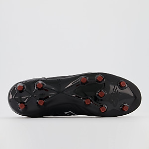 New Balance Men's 442 V2 Academy FG Soccer Shoe, Black/White, 8