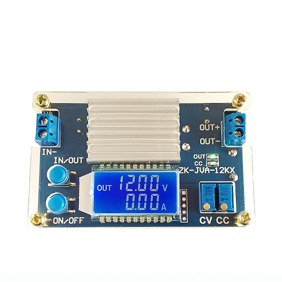 Adjustable CC CV Buck Converter Power Supply Module 12A 160W DC to DC 5.3V-32V to 1.2V-32V Voltage Regulator 12V 24V Step Down Voltage Transformer