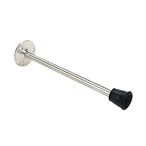 Rannb Door Stopper Stainless Steel Wall Mounted Door Stop with Rubber Bumper 7.87"/200mm Length