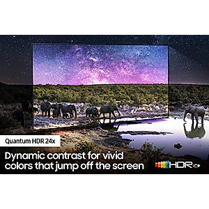 SAMSUNG QN85QN85BAFXZA 85" 4K Neo QLED UHD Smart TV in Titan Black with an Austere 5S-4KHD2-2-5M V-Series 2.5m Premium 4K HDR HDMI Braided Cable (2022)