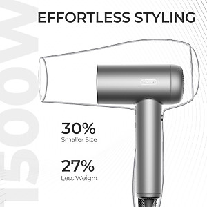TYMO Travel Hair Dryer, Professional Ionic Blow Dryer for Women, Drying Faster with Less Frizz, Lightweight Compact Hairdryer with Thermal-Control for Travel/Home