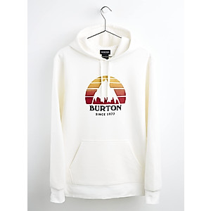 Burton Men's Standard Underhill Pullover Hoodie, Stout White, XX-Small