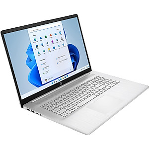 HP 2022 Newest 17z Laptop, 17.3'' HD+ Touchscreen, AMD Ryzen 3 5300U Processor, 8GB DDR4 RAM, 512GB PCIe NVMe SSD, HDMI, USB Type-C, Wi-Fi 5, Bluetooth, Windows 11 Home, Silver