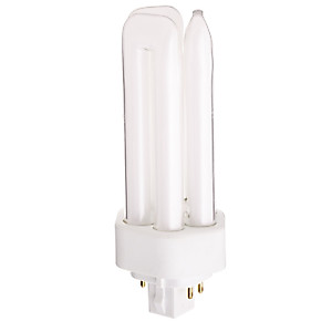 Satco S8346 3000K 26-Watt GX24q-3 Base T4 Triple 4-Pin Tube for Electronic and Dimming Ballasts, Warm White (3000K)