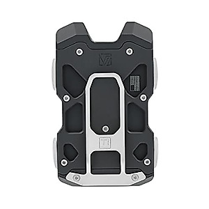 Wallet for Men and Women Slim Aluminum Metal - RFID Blocking, Holds up 12 Cards with Cash Clip. Ultra - Thin Minimalist Wallet (Black Carbon Fiber)