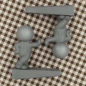 Omoojee Decorative Door Stopper, 2 Pack, Effective to Hold Your Door Open,Cute Door Wedge for Home and Office, Gray(Patented)