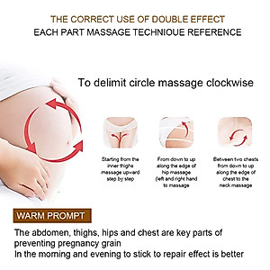 Hotiary Maternity Stretch Mark 7 Days Repair Cream Removing Tatoo Molding Non-marking Pregnancy Obesity Skin Postpartum Stretch Scar Body Marks Remover Smooth Skin Care 1.67 oz