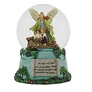 Roman Giftware Inc., Inspirational Angels Collection, 5.7" H Musical 100MM Dome Angel,Religious, Inspirational, Durable (4x4x5)