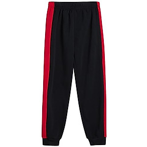 Quad Seven Boys' Sweatsuit Set - 2-Piece Active Fleece Hoodie Sweatshirt and Joggers Sweatpants for Boys (Sizes: 4-14), Size 16-18, Red Hype