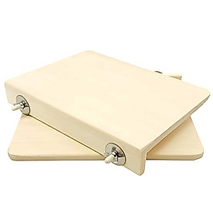 Pet Metro Large Aspen Wood Platform Ledge [2 Pack] for Chinchilla, Hamster, Rat, Bird, Rabbit