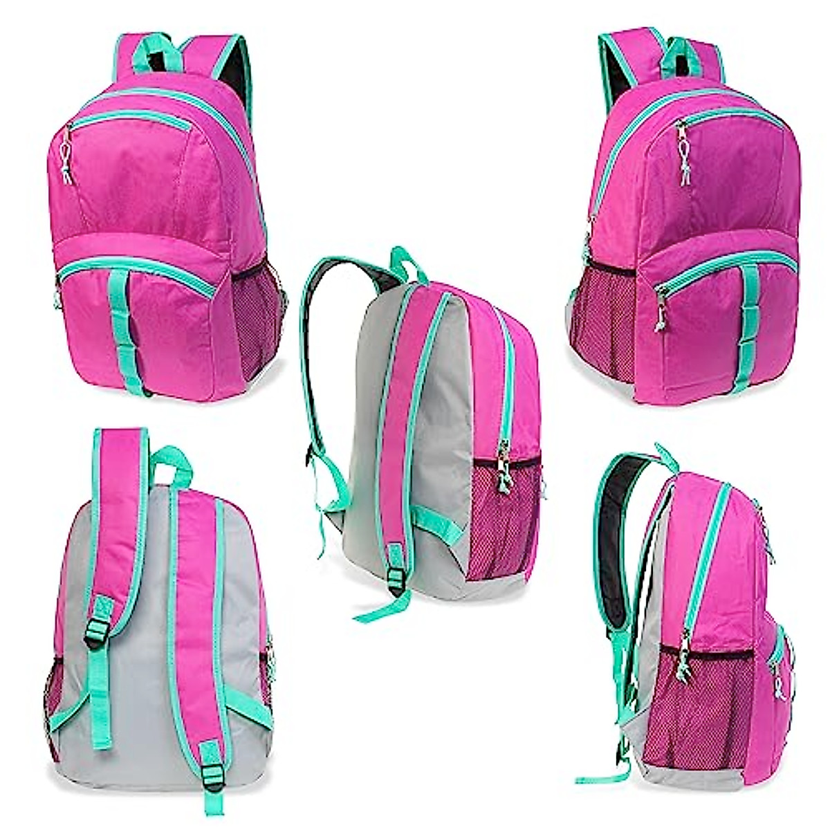24-Pack Classic School Backpacks - Bulk Savings for Kids