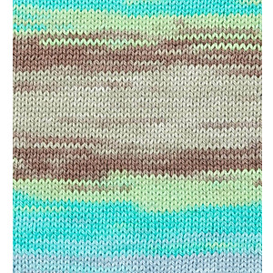 Premier Yarns Hipster Cotton Yarn, Ideal Yarn for Crocheting and Knitting, 100% Cotton and Lightweight Yarn, Machine Wash, Rainbow Rollerskates, 3.5 oz, 229 yards