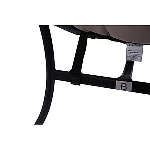 Lazy Chair with Ottoman, Modern Accent Lounge Chair with Folding Footrest and Headrest, Upholstered Leisure Sofa Armchair Reading Chair with Side Pocket for Living Room, Bedroom, Office, Dark Gray