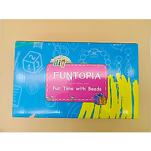 Funtopia 3mm 21600pcs Seed Beads for Jewelry Making, 60 Colors Small Glass Beads for Bracelets, Friendship Bracelet Kit with Alphabet Letter Beads, Evil Eye Beads for DIY, Art and Craft