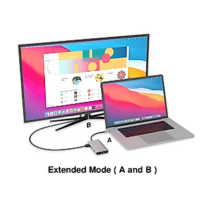 EZQuest USB C Hub Docking Station 8 in 1 with 4K HDMI, 1 Gbit Ethernet, 3 USB A 3.0 Ports, 1 USB-C PD/Data, SD/Micro SD for Work and Travel, Compatible with MacBook/Dell/HP/Lenovo/Laptops