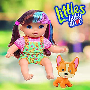 Baby Alive Littles Fantasy Styles Squad Doll, Little Harlyn, Safari Accessories, Straight Brown Hair Toy for Kids Ages 3 Years and Up (Amazon Exclusive)