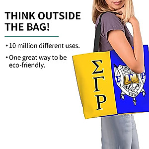 Women'S Tote Bags Sigma Gamma Rho Tote Bag, Everyday Shopping Stylish Simple Tote Bag