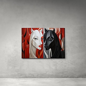 Majestic Black Stallion Galloping In The Clouds, Black Horse On Salt Flats, Canvas Print, Black Horse Print, Black Horse Wall Art